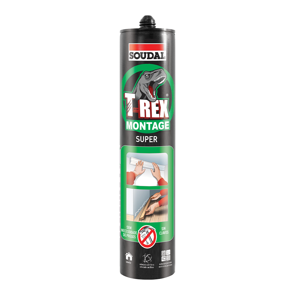 Cola Montagem T-REX Super 380Gr - SOUDAL - 5411183121157 - Bricomarché