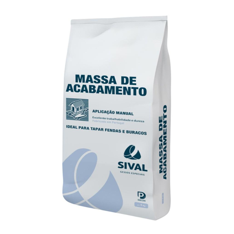 Massa de Acabamento 5Kg - SIVAL - 5600892160544 - Bricomarché
