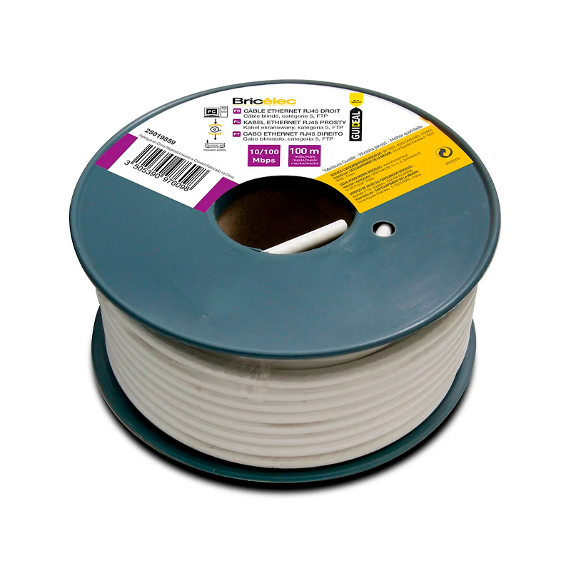 Cabo Rj45 Cat5 Blindado 25M - MCKENZIE - 3505391108191 - Bricomarché