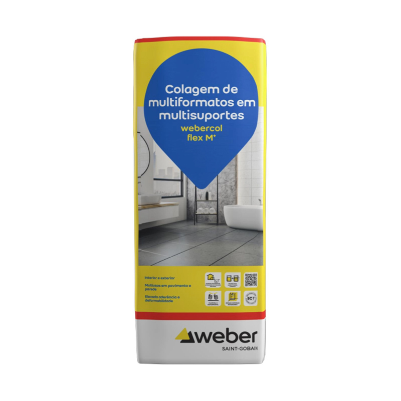 Webercol Flex M+ Br 25Kg - WEBER - 5609656145308 - Bricomarché