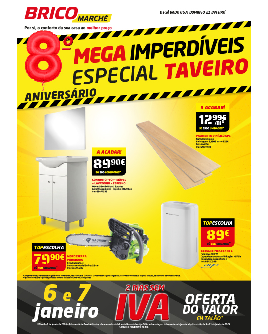 Folheto #1 Mega Imperdíveis Taveiro - Bricomarché